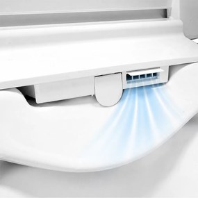 Mereo, Mereo WC s integrovaným elektronickým bidetem, RIMLESS, 592x380x430 cm, keramické, vč. sedátka, MER-VSD110S2