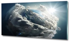 Wallmuralia Fotoobraz na skle Planeta Země 100x50