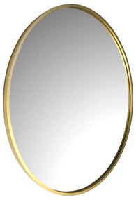 LOFTIKA ZLATO Kulaté nástěnné zrcadlo Průměr: 40 cm