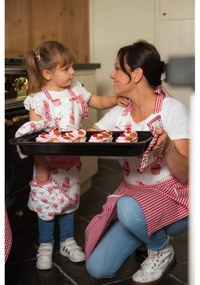 Bavlněná kuchyňská chňapka pro děti Cherry Cupcake – 12x21 cm