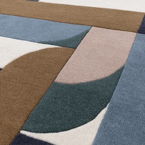 Tribeca Design Kusový koberec Blondie Klotski Teal Rozměry: 160x230 cm