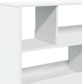 Dělící stěna bílá 100 x 33 x 94,5 cm kompozitní dřevo 3309474
