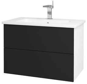 Dřevojas Koupelnová skříň VARIANTE SZZ2 80 (umyvadlo Euphoria) Varianta: M01 Bílá mat / M01 Bílá mat