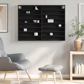 vidaXL Vitrína 100 x 8,5 x 75 cm kompozitní dřevo [847936] Barva: dub sonoma