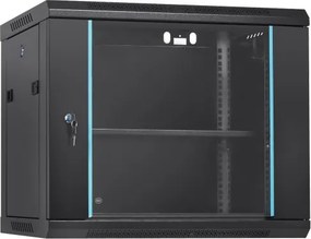 Síťová serverová skříň pro montáž na stěnu 9U, hloubka 39,4 cm