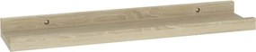 Nástěnné police 4 ks dub sonoma 40 x 9 x 3 cm 326684