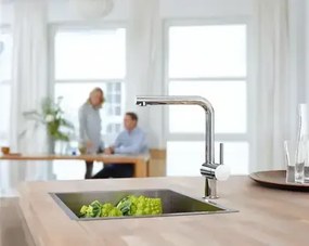 Grohe Minta - Dřezová baterie s výsuvnou sprškou chrom