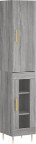 Skříň highboard šedá sonoma 34,5 x 34 x 180 cm kompozitní dřevo 3199039
