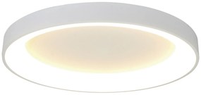 Mantra Niseko II, stropní kruhové svítidlo LED 50W, 2700-5000K, dálk. ovládání, bílá, průměr 65cm