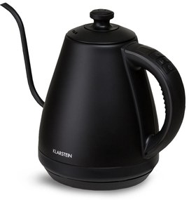 Klarstein Garcon, rychlovarná konvice, 1 l, 2000 W, funkce udržení tepla, husí krk, nerezová ocel