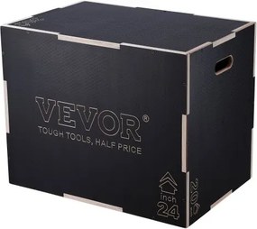 3v1 Plyometrický Jump Box, 76,2 / 61 / 50,8 cm