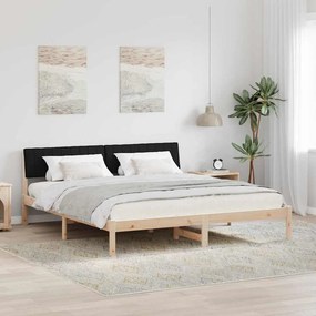 Rám postele Hnědo-černá 180 x 200 cm Masivní borovicové dřevo 3394355