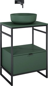 Elita Indus, SZAFKA INDUS 60 1S FOREST GREEN MATT DO STELAŻE, ELT-168749