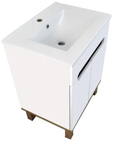 BPS-koupelny Koupelnová skříňka s keramickým umyvadlem Orion W 60