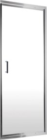 Deante Jasmin Plus, 1-křídlé sprchové dveře 80x200 cm, 5mm čiré sklo, chromový profil, DEA-KTJ_012D