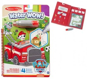 Kouzelné malování vodou Tlapková patrola/Paw Patrol omalovánky/blok 19x28cm + štětec, 4 listy