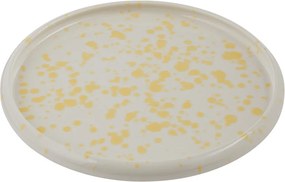 BOOGY SPLASH Snídaňový talíř 21 cm - žlutá