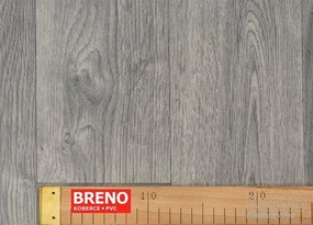 Breno PVC ECOTEX Tavel 574 - šedé dřevo, šíře 300 cm