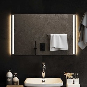 Koupelnové zrcadlo s LED osvětlením 40x70 cm