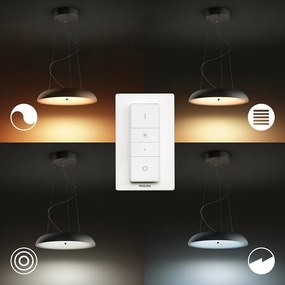 Philips Hue 40233/30/P6 LED závěsný lustr Amaze 1x39W | 2200-6500K - Bluetooth, s dálkovým ovládáním