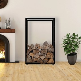 Stojan na palivové dřevo Keri V2 25x80x125 – černá