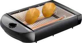 Melissa Plochý topinkovač černá / Topinkovač / 600 W / opékací plocha