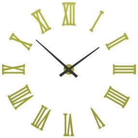 Designové hodiny 10-310 CalleaDesign 124cm (více barev) Barva žlutá klasik-61 - RAL1018