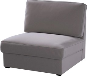 Potah na neskládací křeslo IKEA Kivik barva hnědá látka sametová