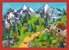 TREFL Puzzle Treflíci: Cesty Treflíků 4v1 / 35, 48, 54, 70 dílků / 28,