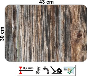 PokojovaDekorace.cz, Prostírání - 114, Imitace dřeva, 43x30cm