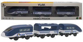 BABU vláčky - Vlak Policie s vagóny na baterie