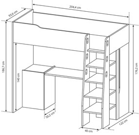 Dětský pokoj 2 BUBU Laski