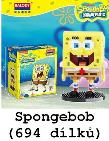 Spongebob stavebnice Číslovka: Spongebob (694 dílků)