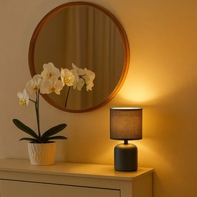 Rabalux Modrá stolní lampa Daphni pro žárovku E14 74056