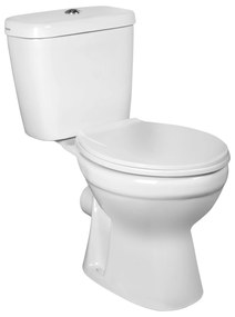 BPS-koupelny WC kombi NV-Clear ZO se zadním odpadem a SoftClose sedátkem