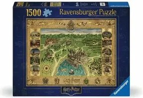 Ravensburger Harry Potter: Mapa Bradavic - 1500 dílků / od 14 let