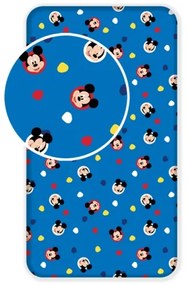 Jerry Fabrics Prostěradlo Mickey "004" 90x200x25cm.