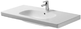 Duravit D-Code - Umyvadlo nábytkové 105x48 cm, s přepadem, s otvorem pro baterii, bílá 03421000002