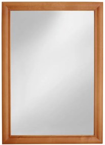 AMIRRO Zrcadlo na zeď chodbu do pokoje ložnice předsíně JUPITER 40 x 50 cm olše v dřevěném rámu 220-314