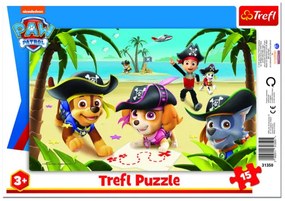 Trefl Deskové puzzle Tlapková patrola Přátelé 15 dílků