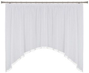 Dekorační krátká záclona s řasící páskou ARLOT bílá 290x160 cm MyBestHome