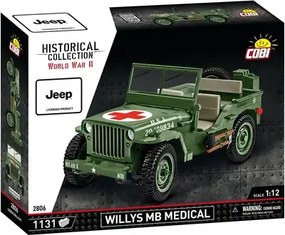 COBI 2806 Willys MB sanitka / 1131 kostek / 1:12 / od 10 let