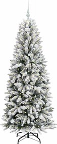 Umělý vánoční stromeček Bílá 180 cm PVC, plast, ocel a PE 3396048