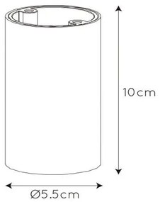 Lucide 09915/06/36 - LED Stmívatelné bodové svítidlo DELTO 1xGU10/5W/230V šedá