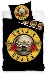 Bavlněné povlečení GUNS N´ ROSES 140x200/70x80 cm