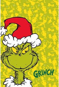 Zelená fleecová dětská deka 100x150 cm Grinch – Jerry Fabrics