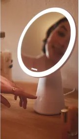 Philips Mirror růžová / Stolní lampička se zrcadlem / USB / 3000-5000K