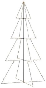 328591 vidaXL Vánoční stromek kužel 360 LED diod dovnitř i ven 143 x 250 cm