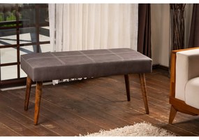 Atelier del Sofa Taburet Pole - Anthracite, Antracitová