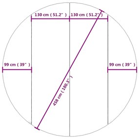 vidaXL Podložka pod bazén světle šedá Ø458 cm polyesterová geotextilie